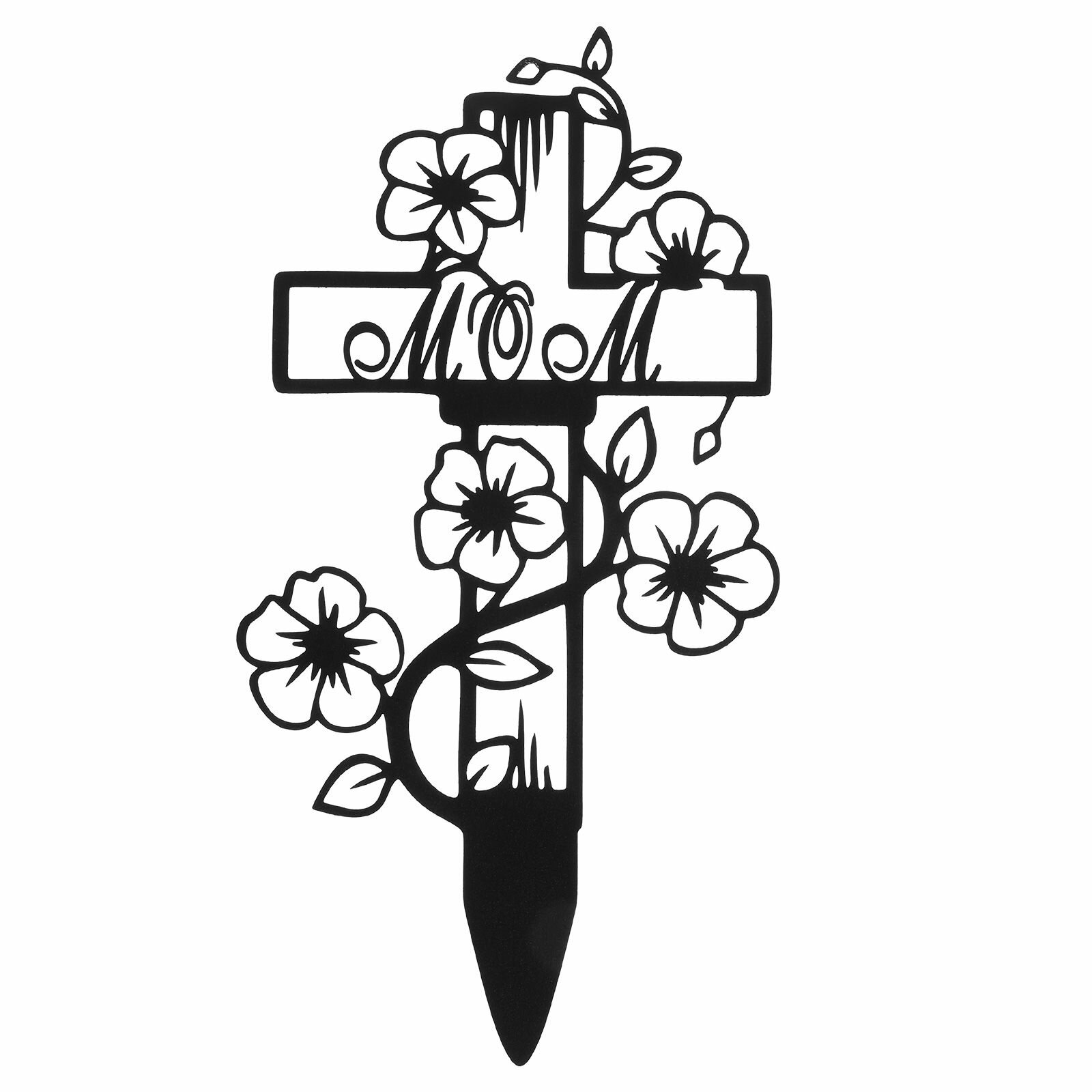 Железный Крест Для Мемориальных Украшений, Классический Стиль, Размер 25.00X12.00X0.20 См, 1 Комплект