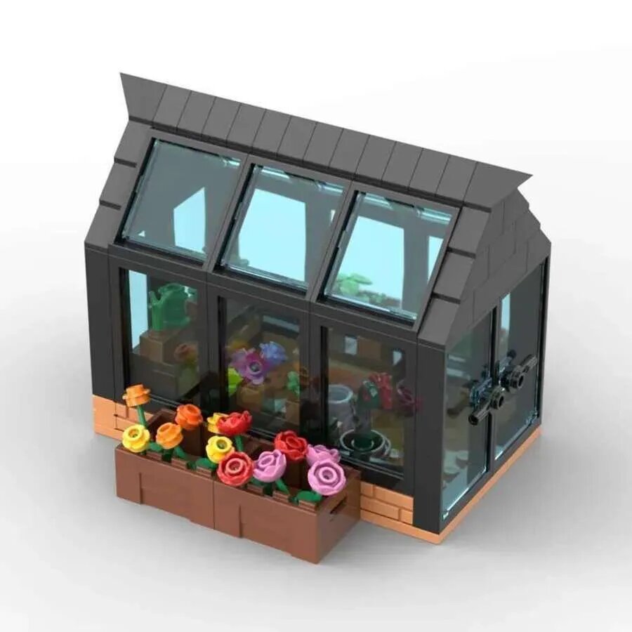 Уличная Теплица MOC Строительный Блок