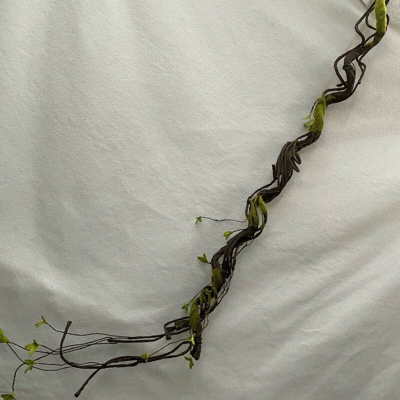 Realistic foam tree branches with moss for floral landscape design projects