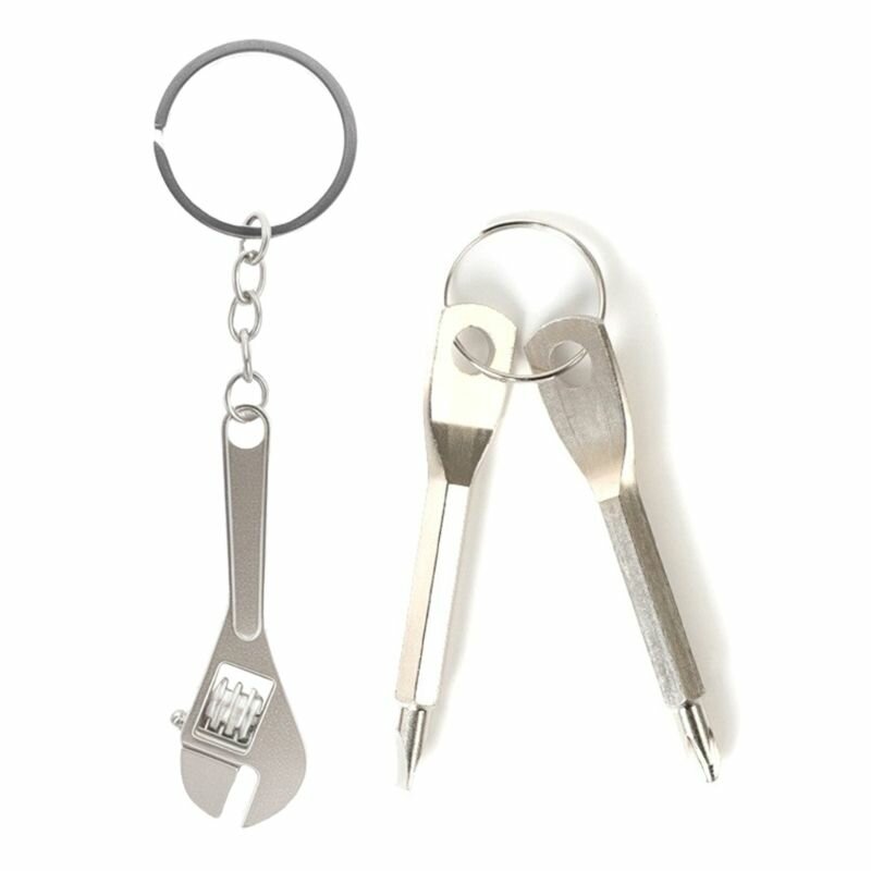 1 комплект из 3 предметов, портативная отвертка, портативный многофункциональный инструмент EDC для работы на открытом воздухе-серебристый