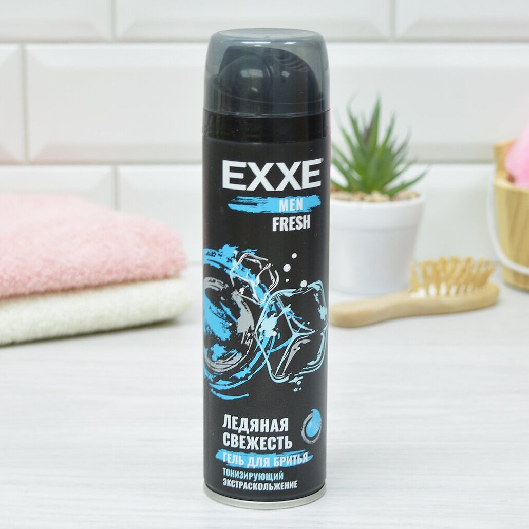 Гель для бритья EXXE MEN FRESH Тонизирующий 200мл для гладкой кожи
