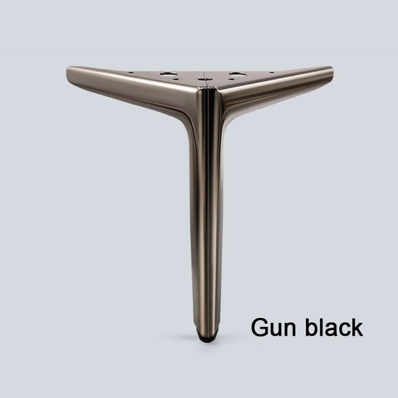 Ножки мебельные треугольные для стульев, диванов, тумбочек, кроватей (высота 12-25см) 4 шт в трех цветах