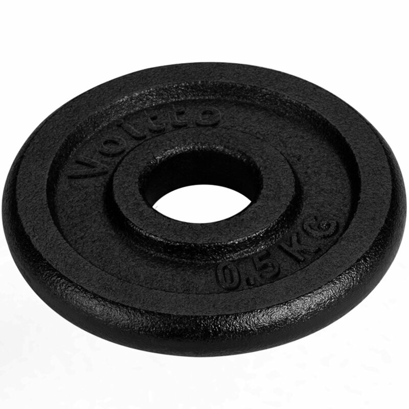 Диск чугунный окрашенный Voitto V-200 0,5 кг (d26)