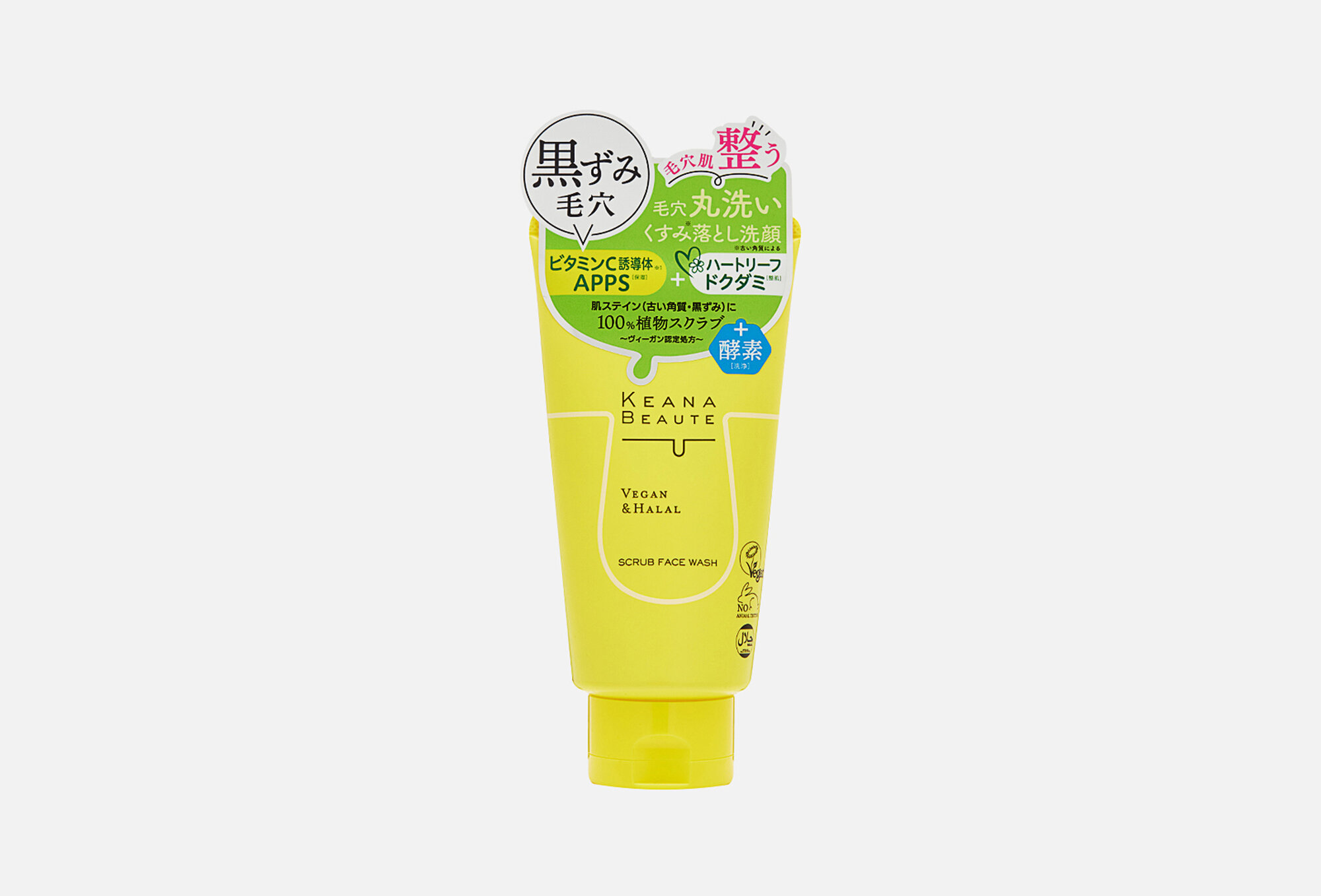 Пена-скраб для лица MEISHOKU JAPAN KEANA BEAUTE 120 мл
