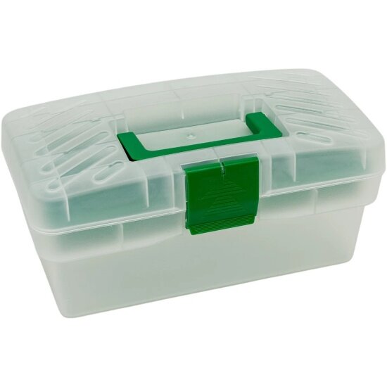 Ящик универсальный Эврика ER-10337 с лотком 285х155х125 мм прозрачный