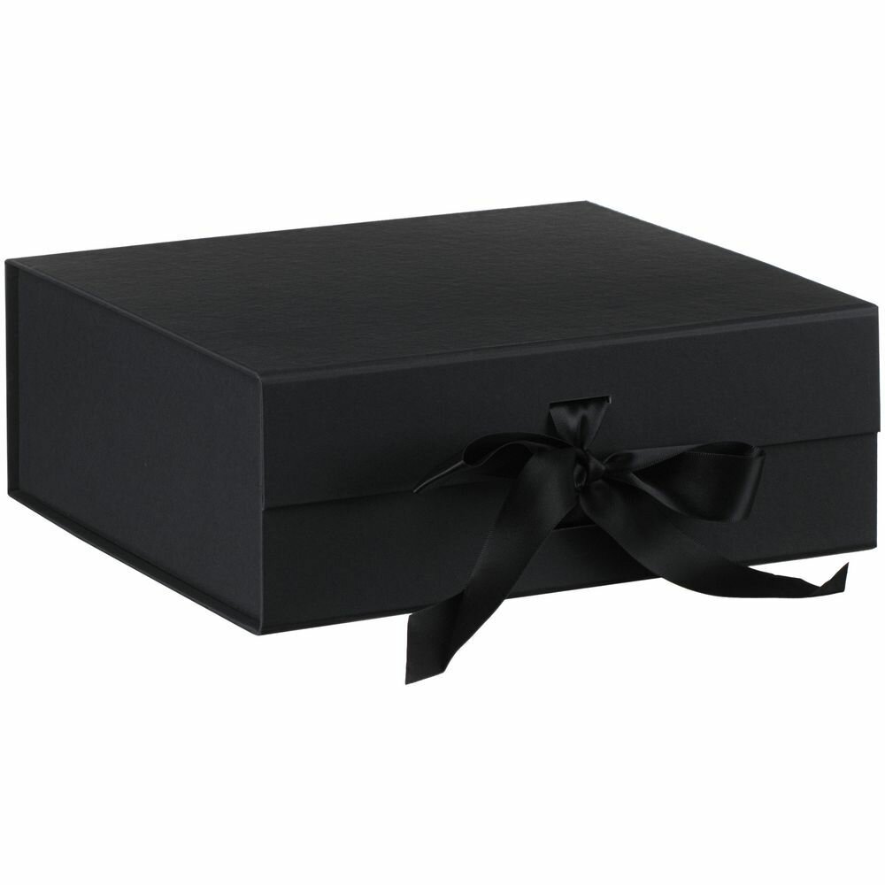 Коробка складная Rusetti, M, черная, 26x23x9,5 см