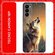 Чехол на Tecno Camon 18P / Техно Камон 18Р с принтом "Воющий волк"