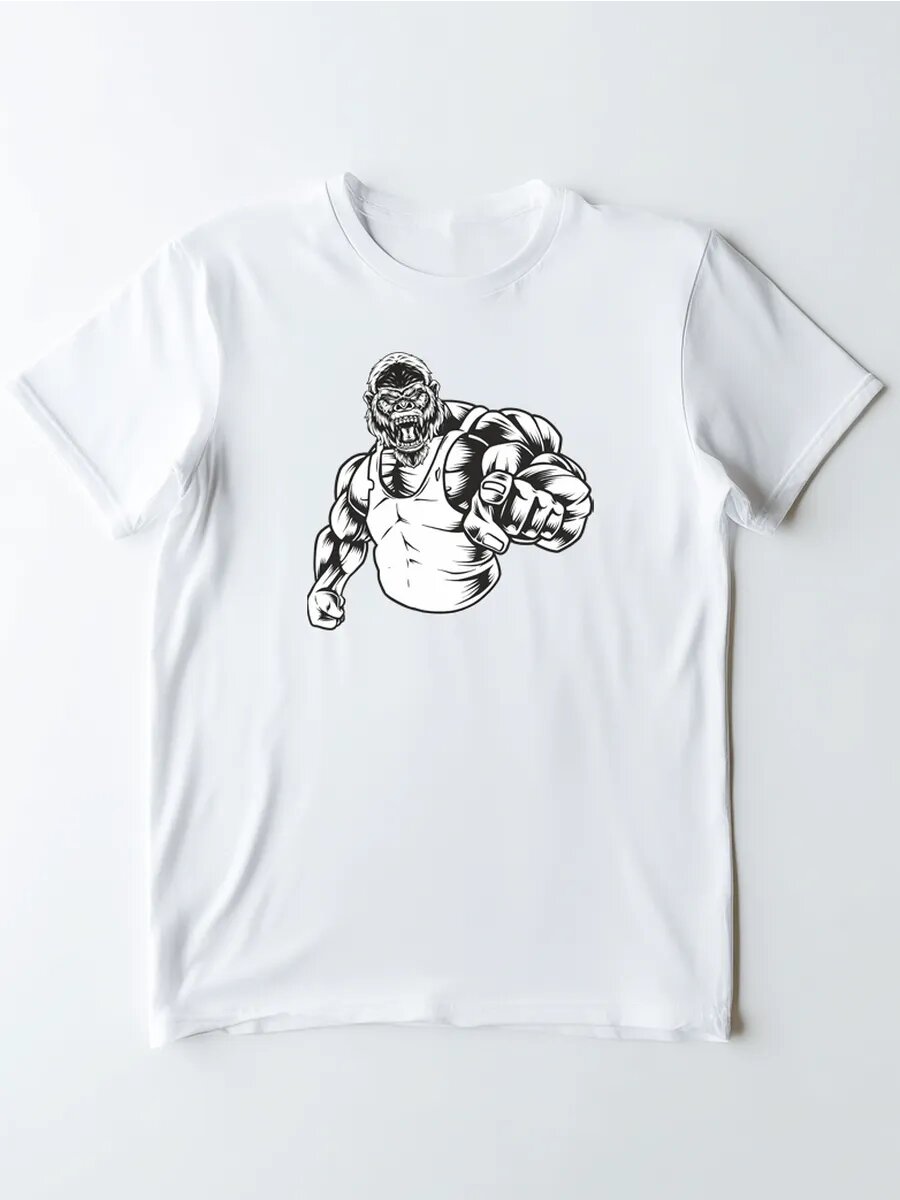 Футболка горилла качок