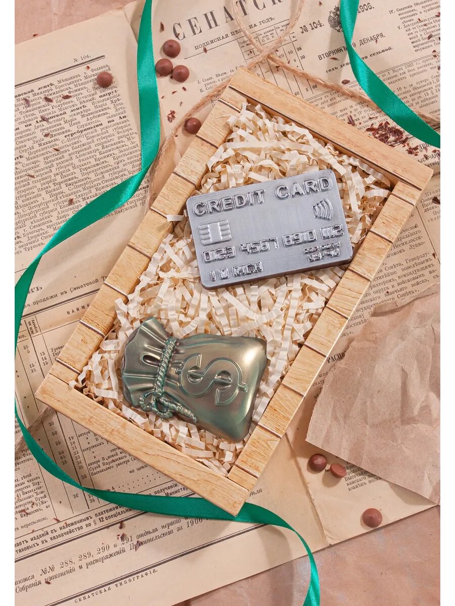 Шоколад фигурный деньги богатство 85г