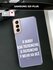 Чехол на Samsung Galaxy S21 + / Самсунг Галакси S21 Плюс с принтом "Живу как пол...