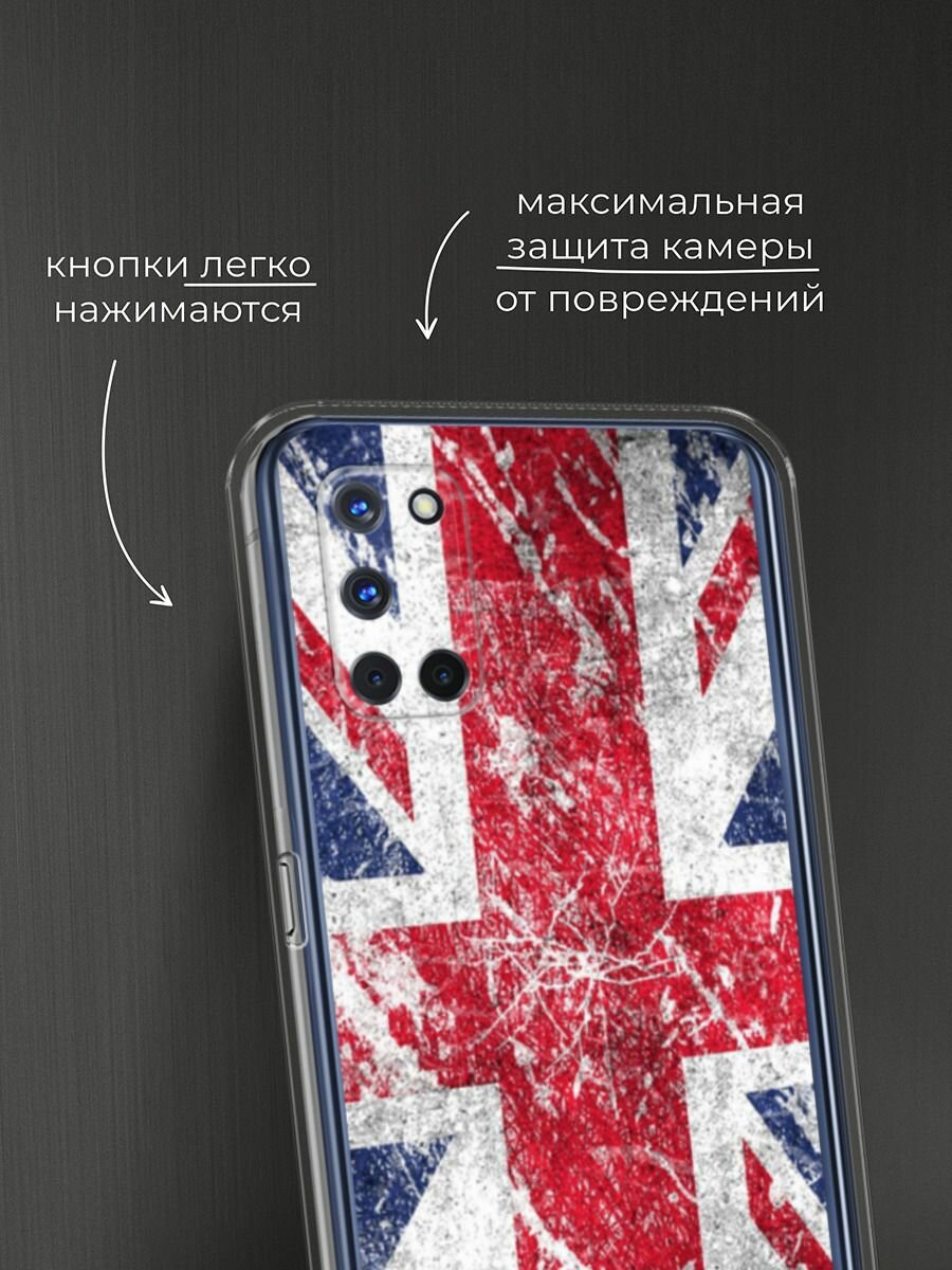 Чехол на Oppo A52/A72 / Оппо A52/A72 с принтом "Флаг британский" — фото 1