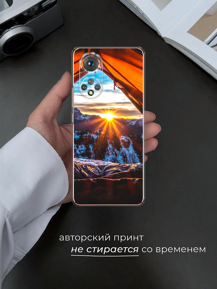 Чехол на Honor 50/Huawei Nova 9 / Хонор 50/Хуавей Нова 9 с принтом "Горы 7" — фото 1