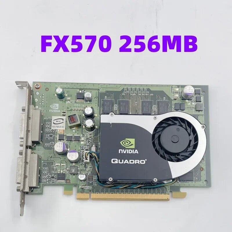 Видеодизайн CAD оригинальной медицинской видеокарты Quadro FX570 256 МБ Professional Card