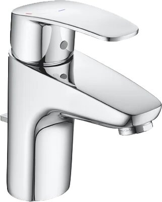 Смеситель для раковины Roca Monodin new 5A3A98C0M хром, глянцевый, кран для ванной в раковину, из латуни, рычажный, с керамическим картриджем, с донным клапаном