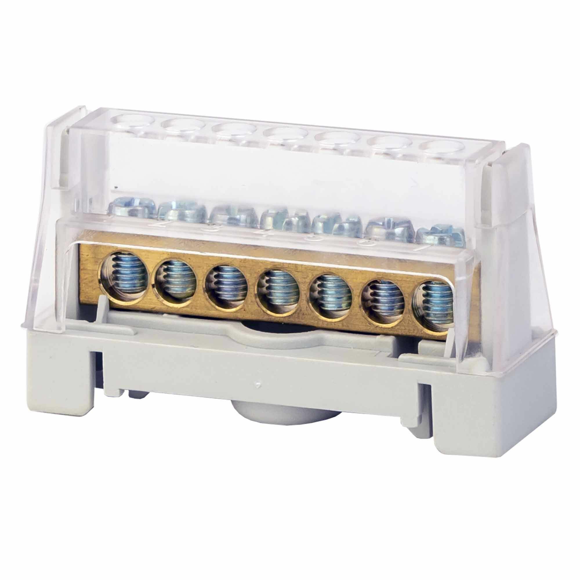 Колодка клеммная DKC соединительная, 1р, 11х5,3 мм серая