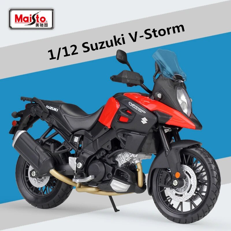 Maisto 1:12 Suzuki V-Storm металлический мотоцикл, Черный