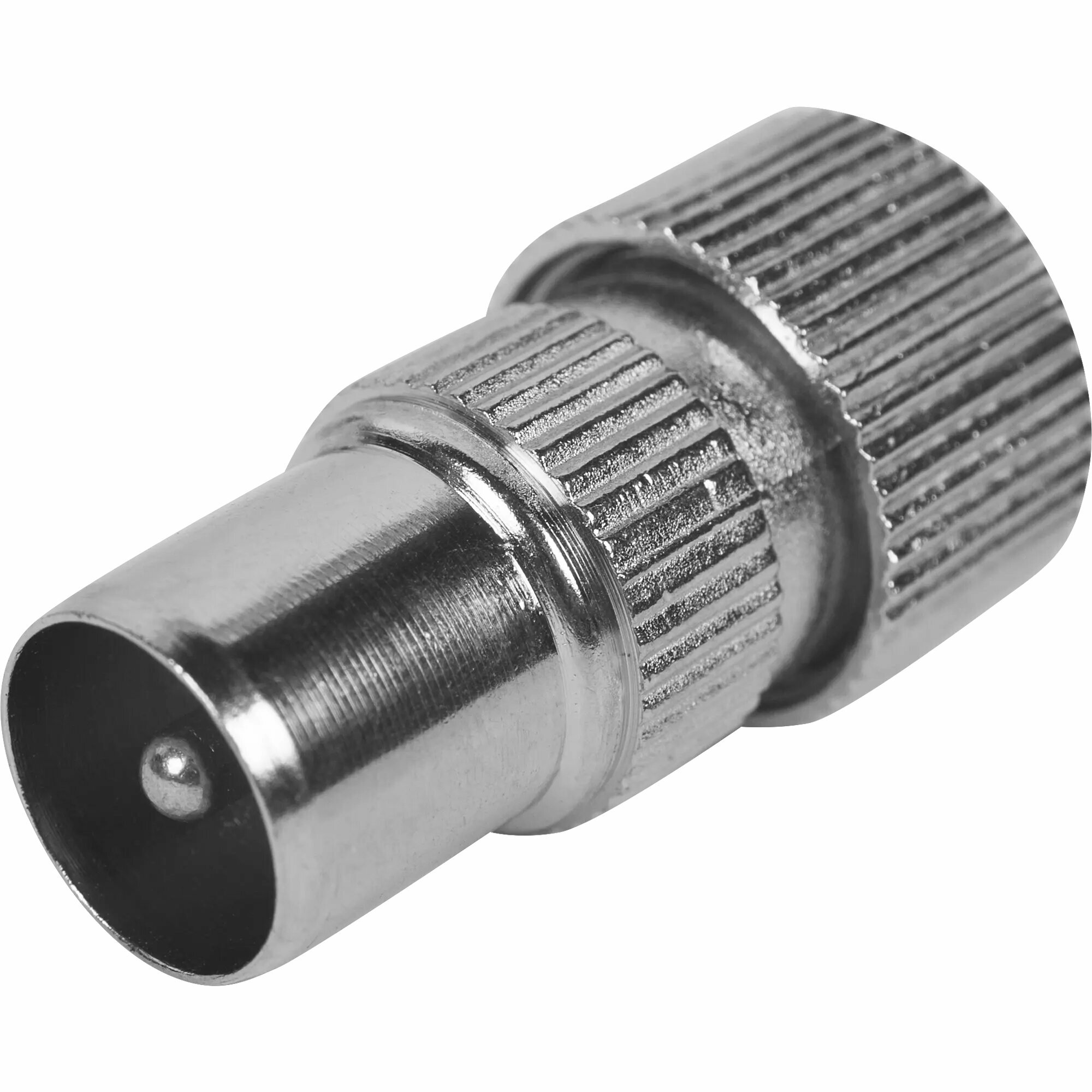 Металлический антенный штекер коаксиальный 75 Ом, F-тип разъем для телевещания и установки