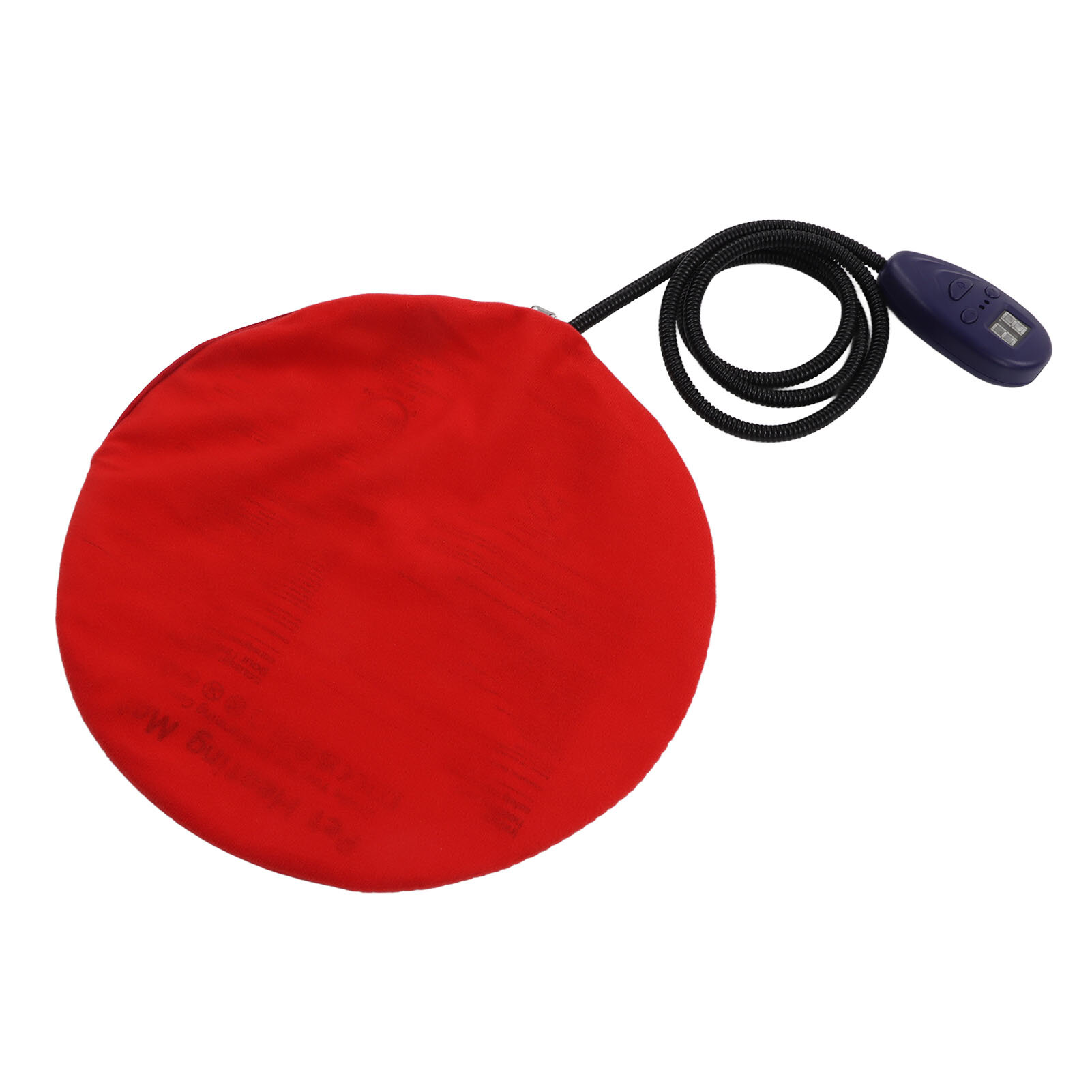 Грелка для домашних животных, 7 настроек температуры, электрическая грелка для собак и кошек с автоматическим отключением питания для дома, в помещении, красная, круглая, 30 см/11,8 дюйма, вилка AU