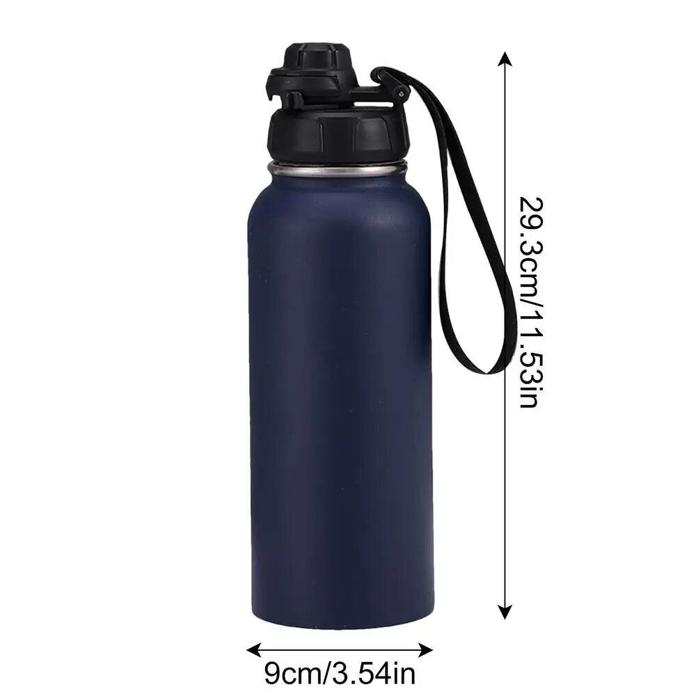 Скрытая бутылка для воды из нержавеющей стали 730 мл Темно-синий, Navy Blue