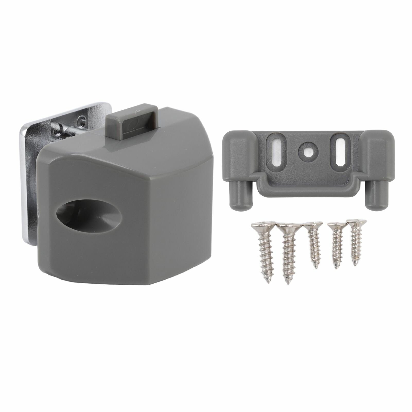 Кнопочная защелка шкафа из цинкового сплава, ручки без ключа, замки для ящика шкафа на колесах