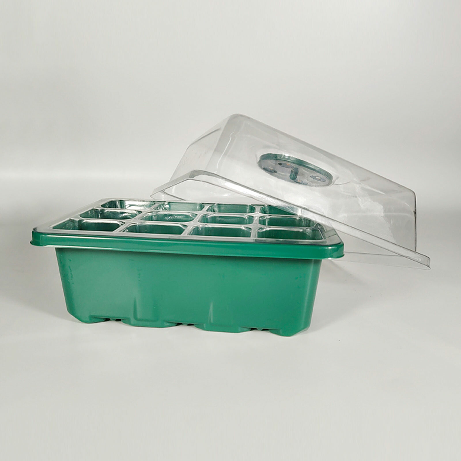 Набор ламп для растений с 12 отверстиями и светодиодной лампой для выращивания. Набор лотков для рассады. Стартовый лоток для рассады.