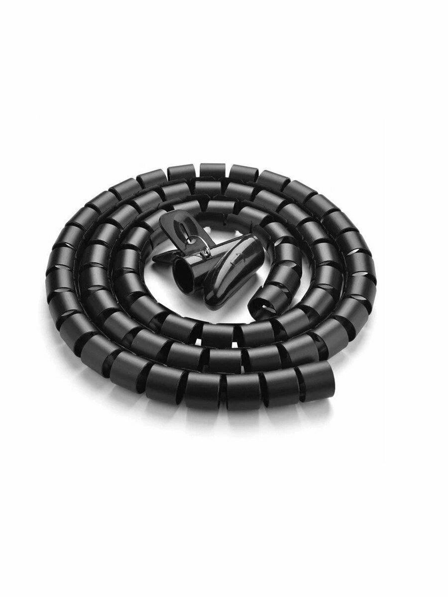 Кабельный организатор UGreen LP121, пластиковый, чёрный, 1,5 м