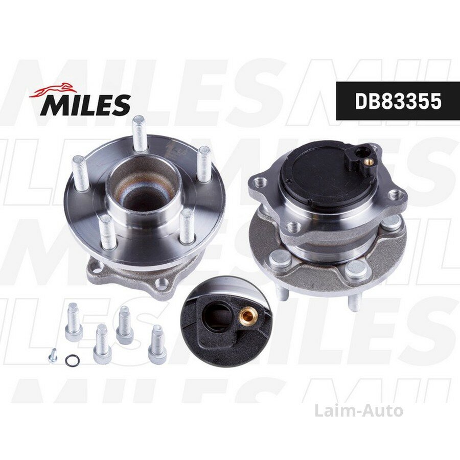 MILES DB83355 Ступица с подшипником FORD FOCUS III 11- задняя ABS