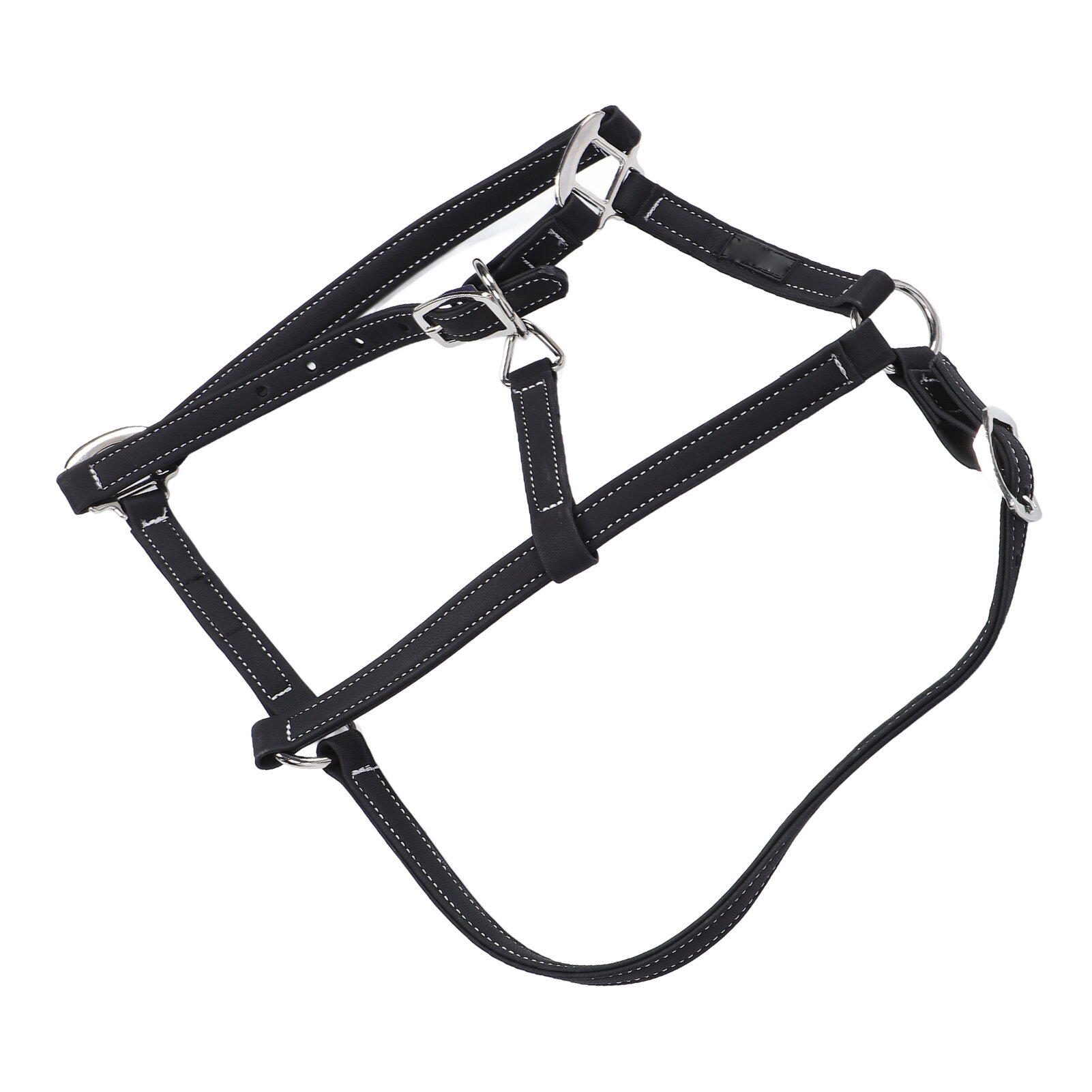 Конная уздечка из нейлона, регулируемая уздечка для лошади, аксессуар для конного снаряжения, размер L, подходит для роста 4,43–5,41 фута