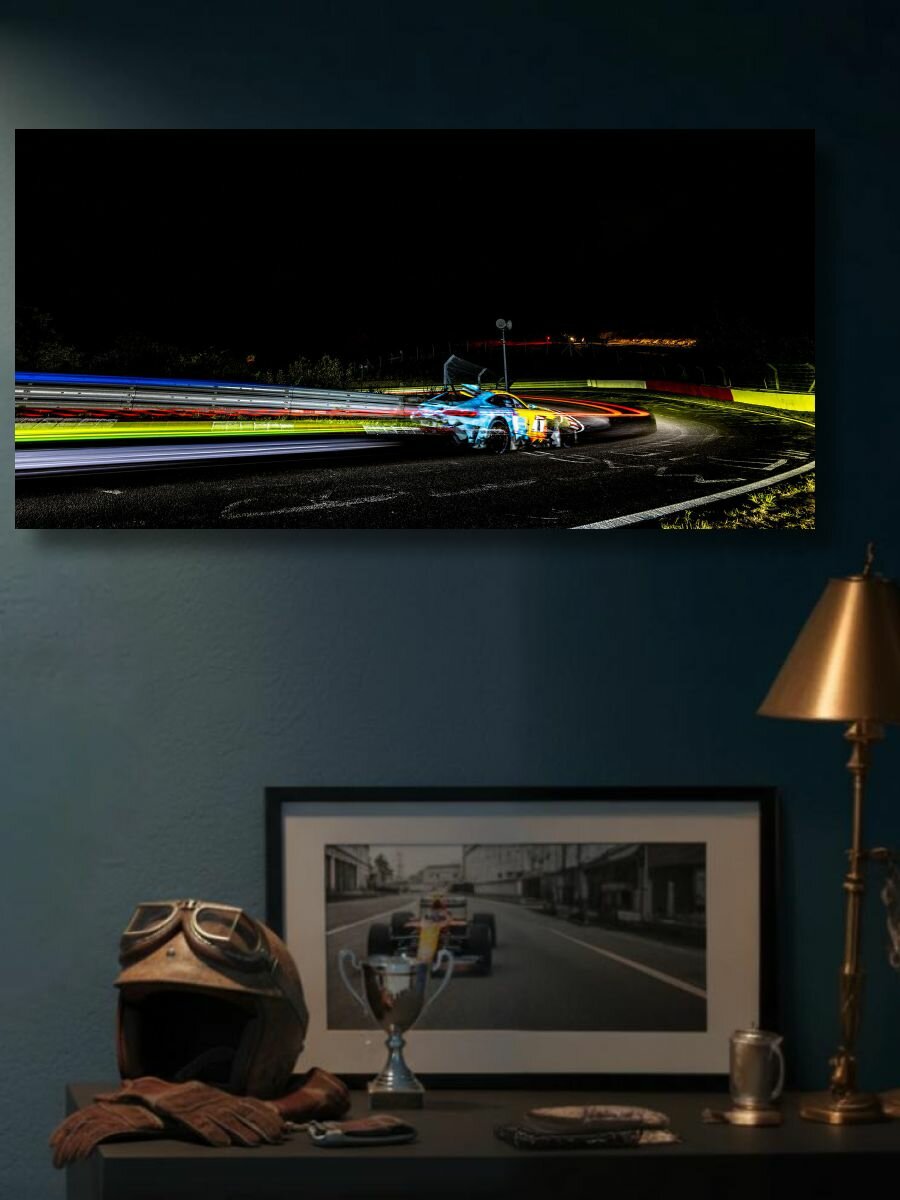Картина на стену Быстрее ветра, трасса Нюрбургринг"