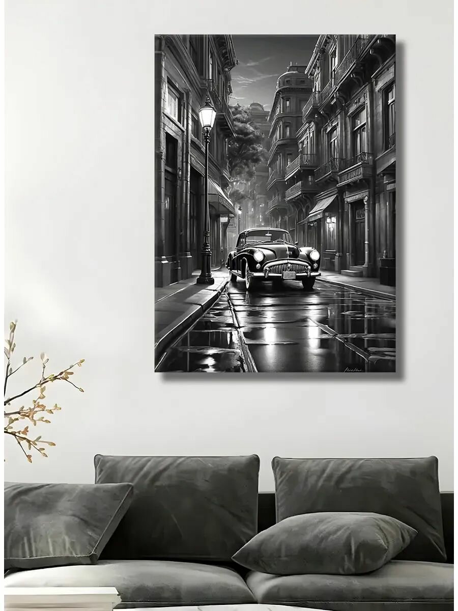 Картина "Улица в тени", модульная 30х40см 1шт.