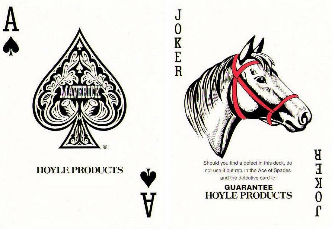 Игральные карты The United States Playing Card Company Maverick, 54 шт, красные — фото 1