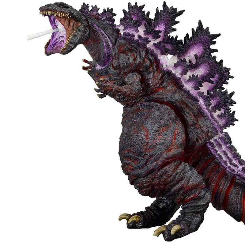Премиум фигурка shin godzilla с атомным взрывом 2016 из коллекции фильмов с подвижным хвостом