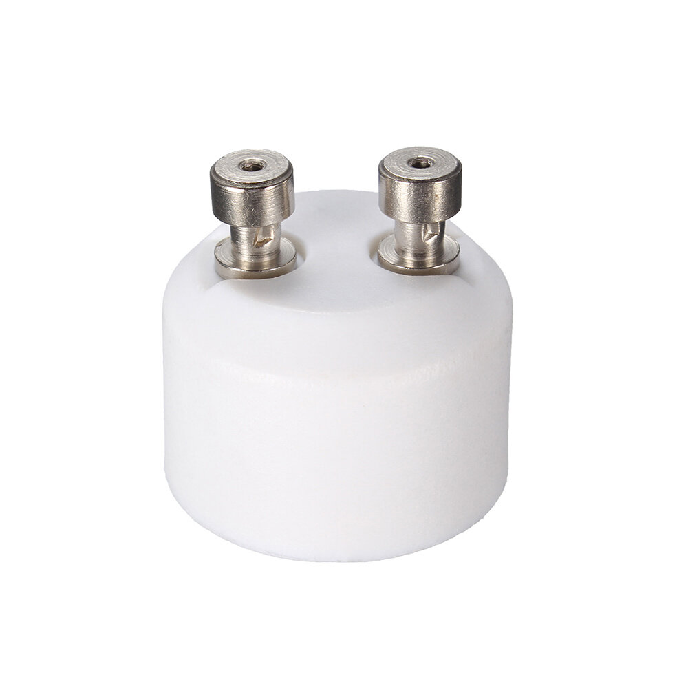 Адаптер розетка GU10 (женский разъем) для патрона MR16 (мужской штекер), материал керамика, цвет белый, тип лампы GU10 to MR16, номинальный ток 2A, максимальное напряжение 250V, размер изделия 21*21*21мм, вес упаковки 11.1г, размер упаковки 22*22*22мм,