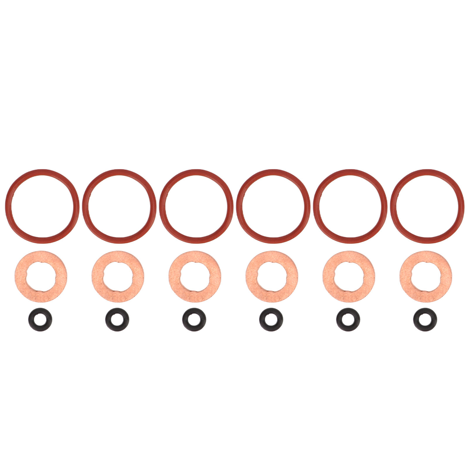 Комплект уплотнительных колец топливной форсунки 059 130 519, резиновая металлическая замена для A4 A5 A6 Q5