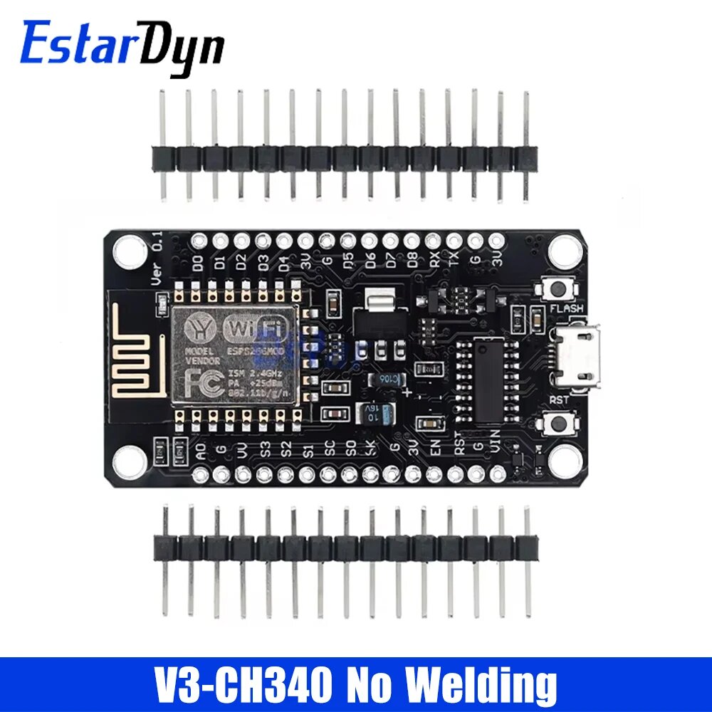 NodeMCU ESP8266 WiFi плата разработки No Weld V3 Nodemcu