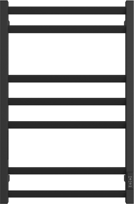 Полотенцесушитель электрический Двин U plaza neo 80х50, черный матовый