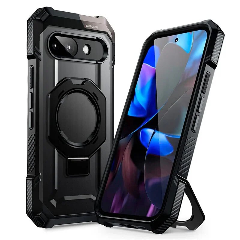 SUPCASE For Google Pixel 9A Case 2025 UB Grip, сверхмощная защита от падения, Прочный противоударный Магнитный телефон с кольцев