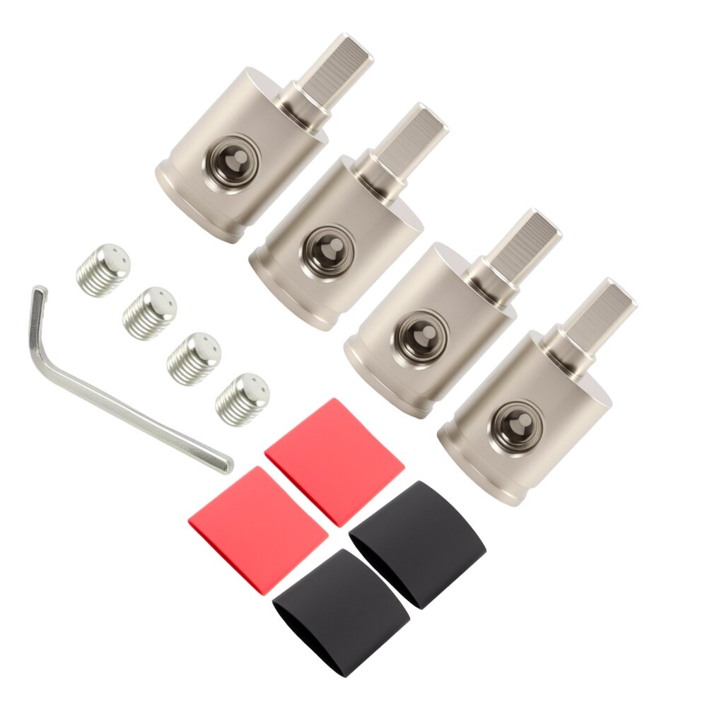 2 пары проводных клемм для автомобильных аудиосистем С разъемами для стереосистем с высокой мощностью