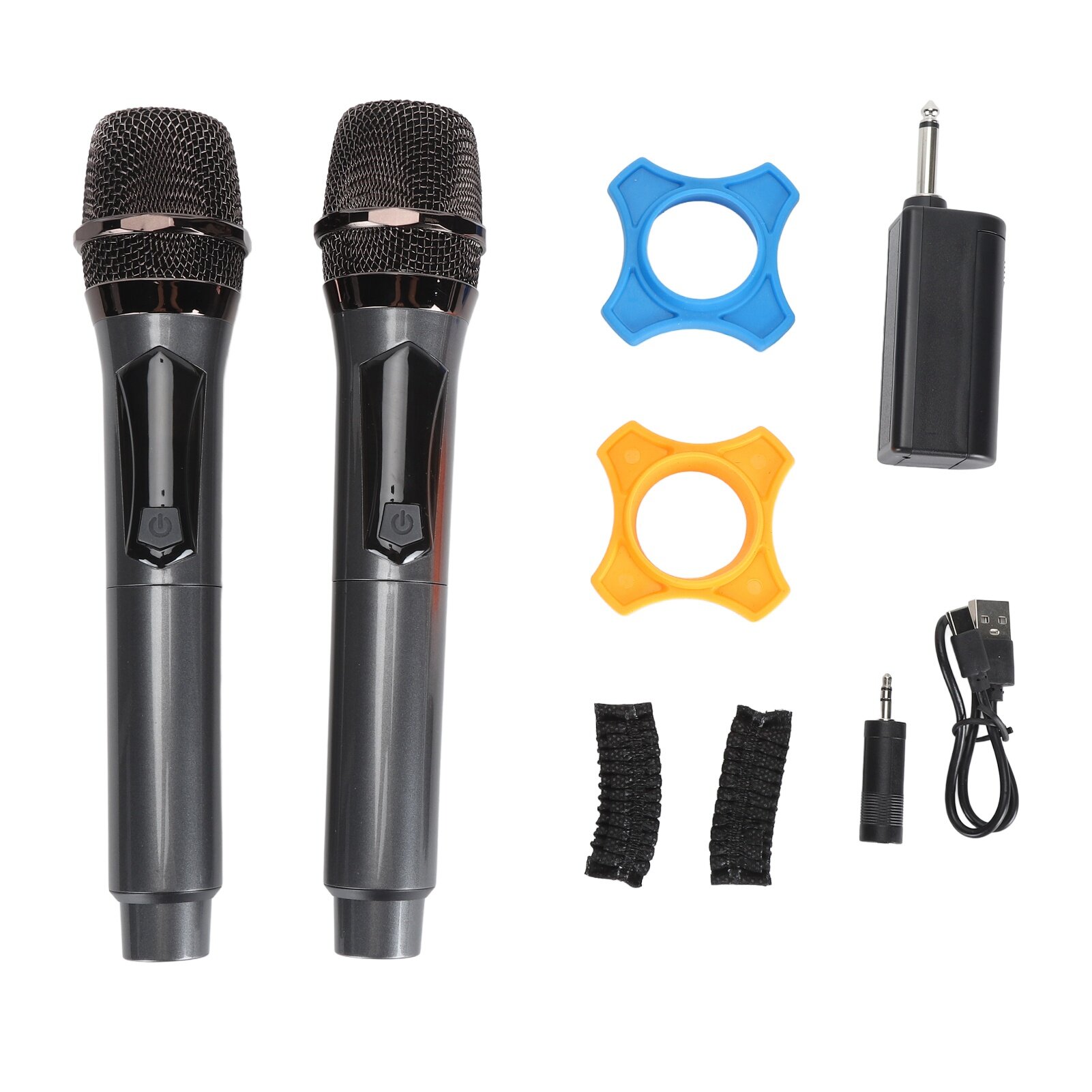 2 шт. беспроводной динамический микрофон беспроводной микрофон со светодиодным дисплеем ручной микрофон для домашней сцены KTV