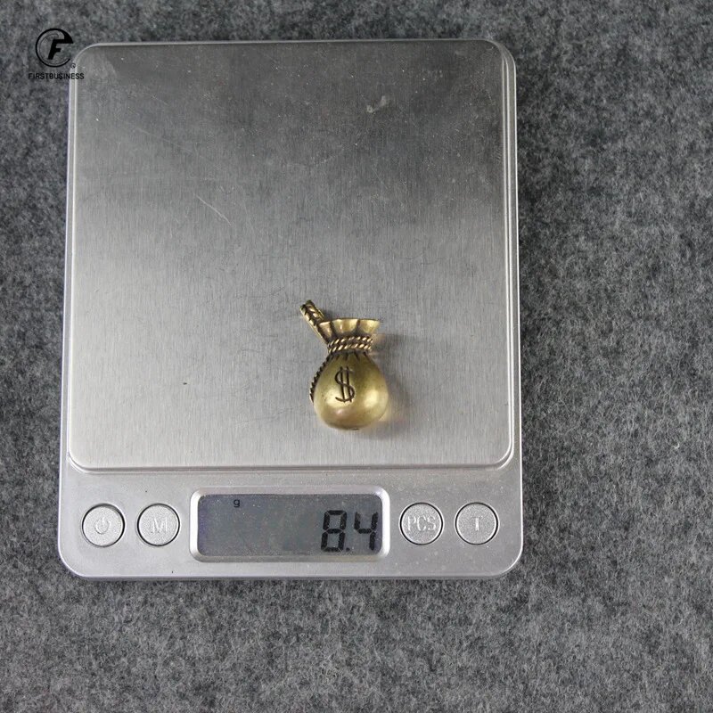 Винтажный медный брелок для ключей на удачу в виде долларов, фигурок, украшения для стола, латунный брелок для автомобиля ручной работы, подвеска для украшения дома, ремесло