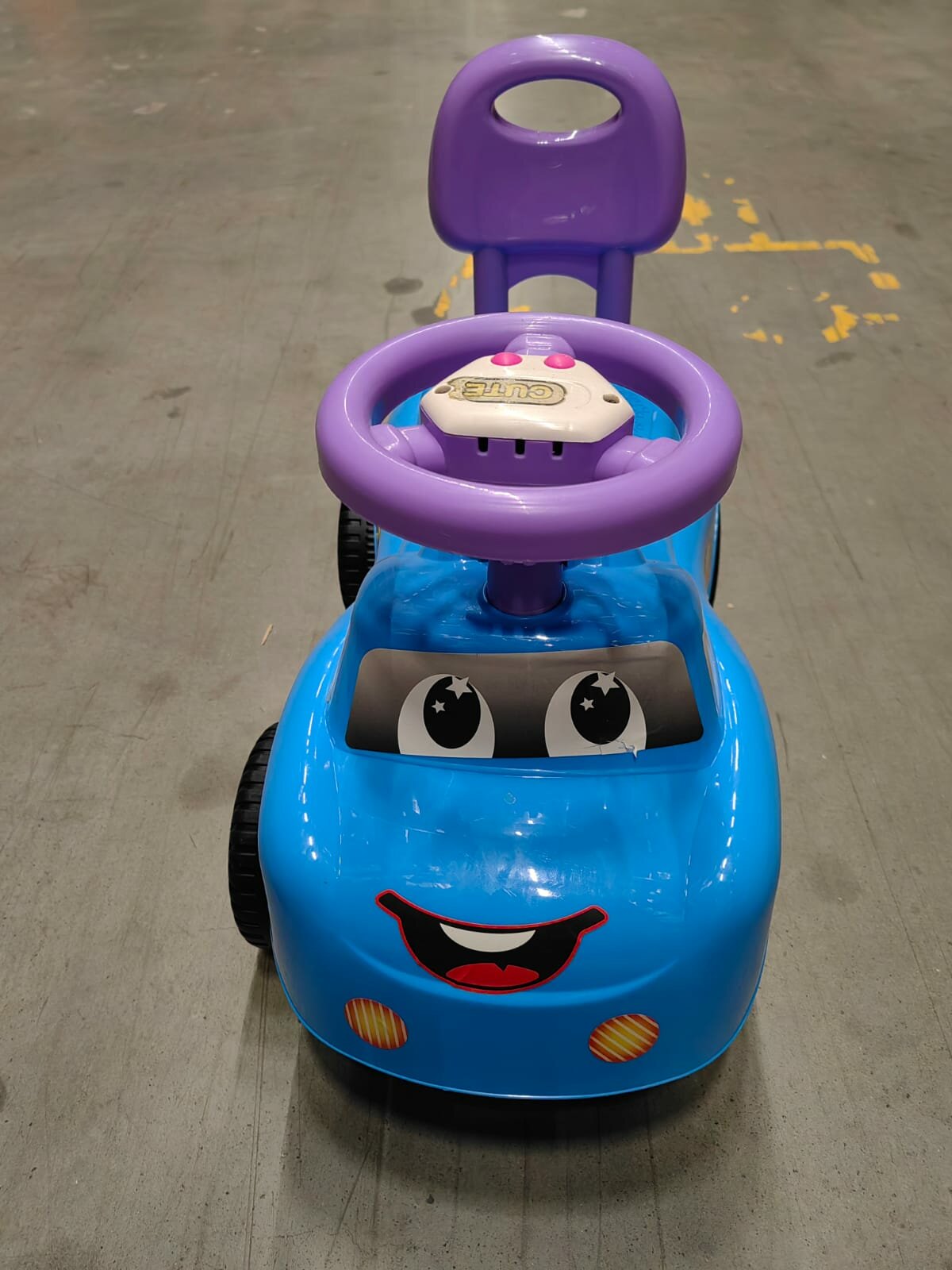 Каталка детская Dreamcar Babycare (музыкальный руль),синий