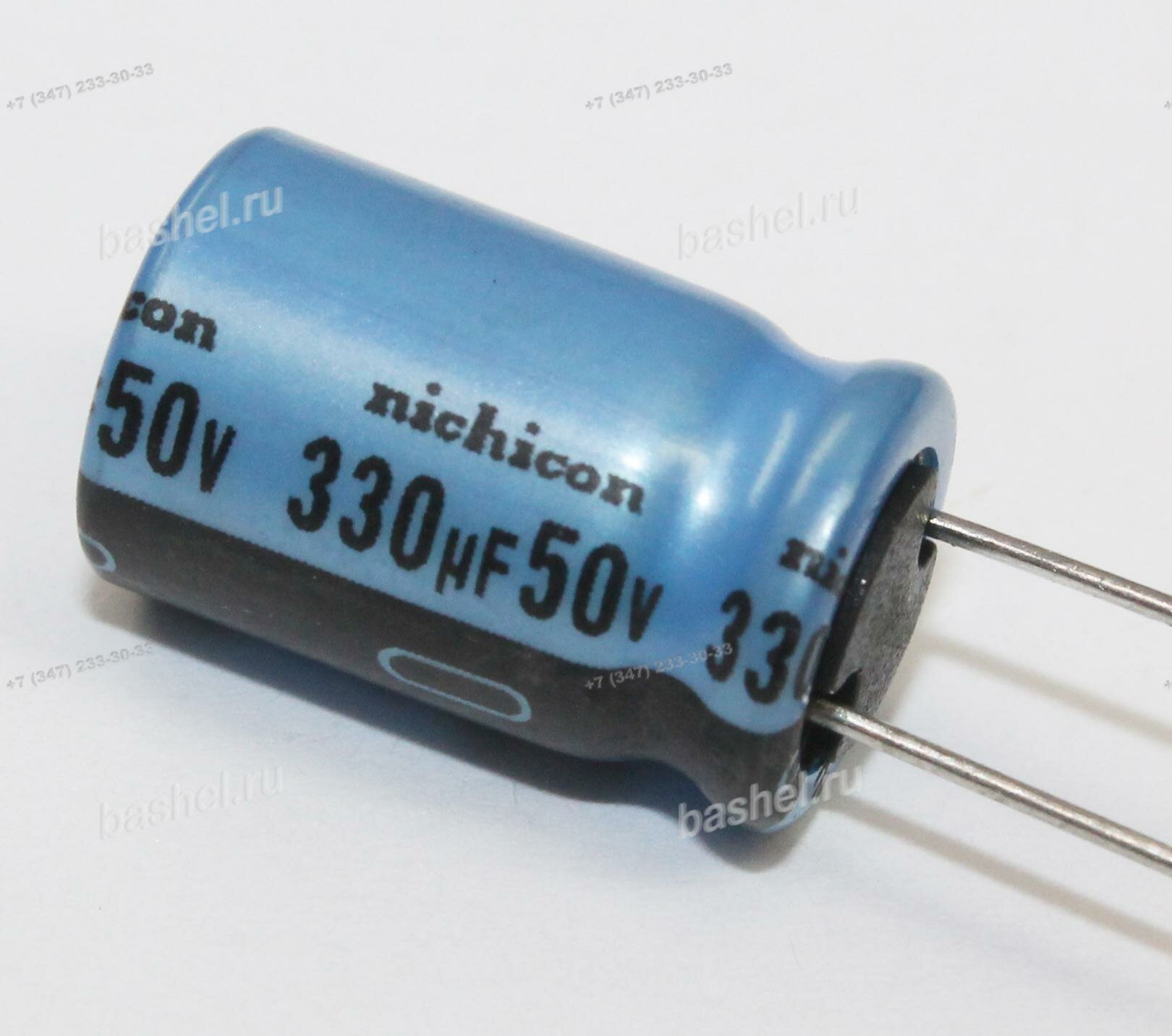 ECAP 330 мкФ / 50В (10х16) KA 105°C, Конденсатор электролитический, Nichicon