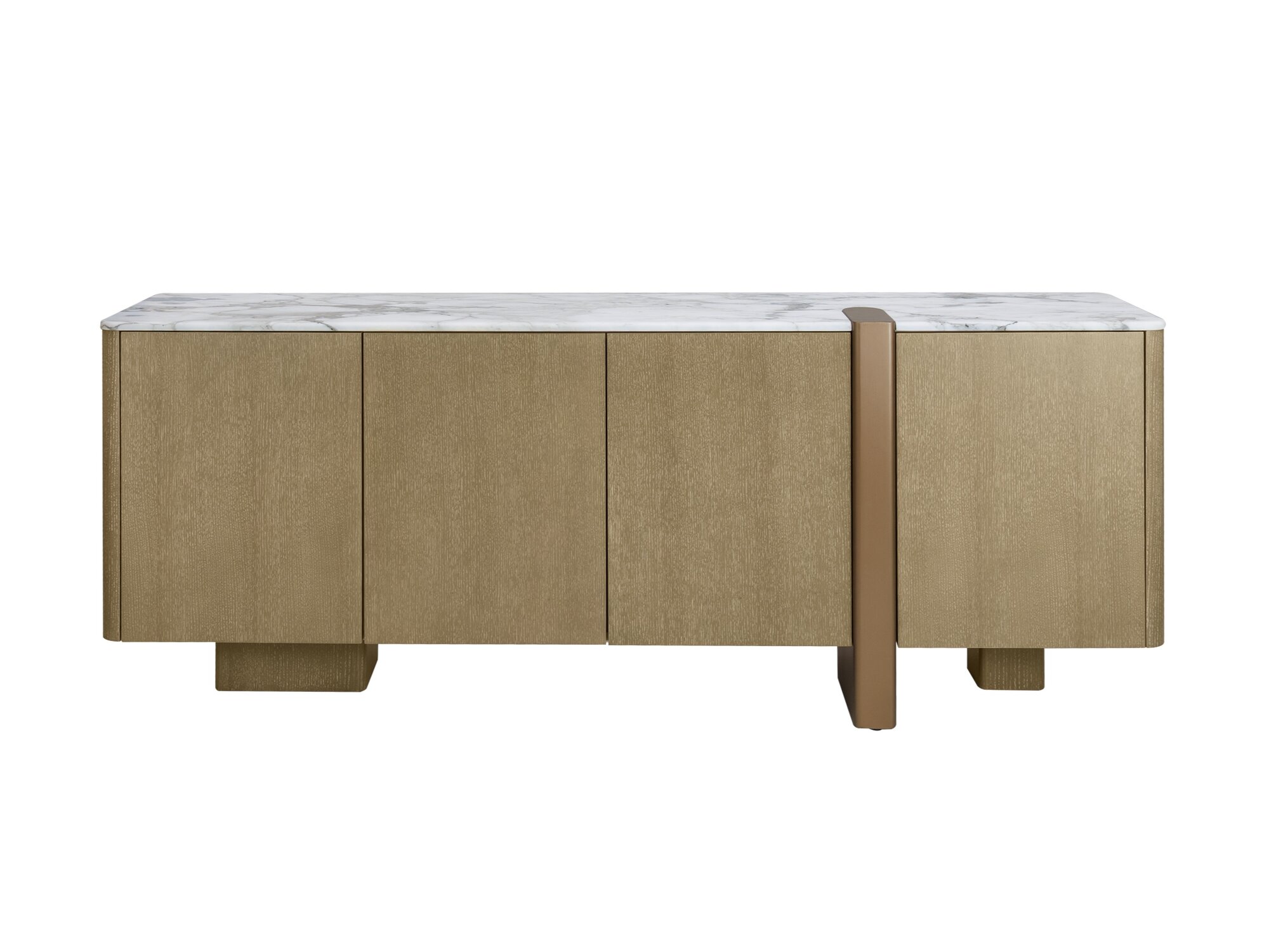 Комод Madison, Столешница - натуральный мрамор, Каркас - МДФ, Шпон дуба, Внутренние части - МДФ с меламиновым покрытием,