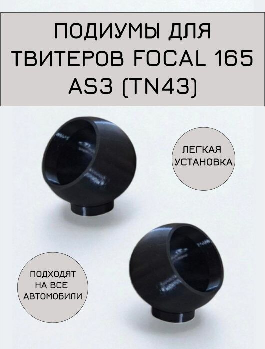 Подиумы для высокочастотных динамиков (твитеры) Focal 165 AS3 (TN43)