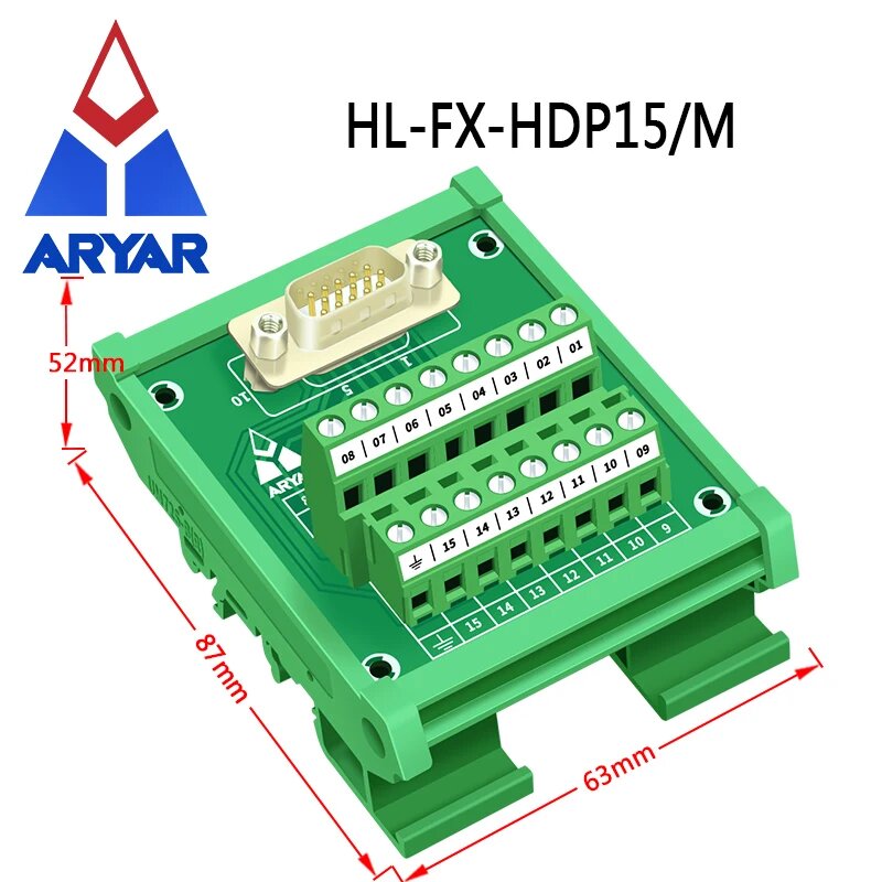 Кабель DB15 ARYAR HL-FX-DB15-M/F HL-FX-HDP15M