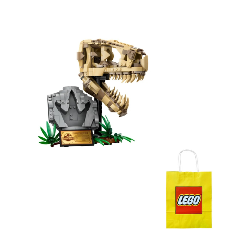 LEGO Jurassic World Collection Динозавр Окаменелость Тираннозавр Рекс Черепа Конструкторы 577 шт. 76964 1