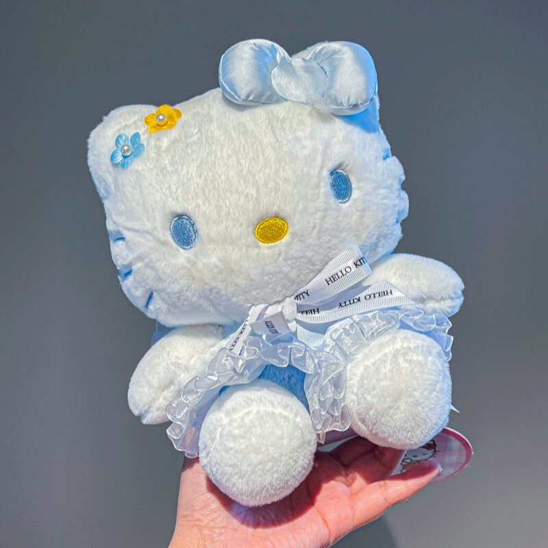 Мягкая игрушка Xixi Trendy Toys·Sanrio, официальная лицензия Hello Kitty, подарок для девочки Цветок Синий