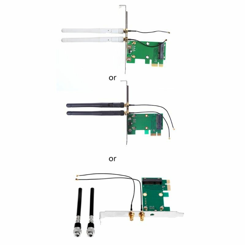 (1 шт.) Адаптер Mini PCI-E to PCI-E