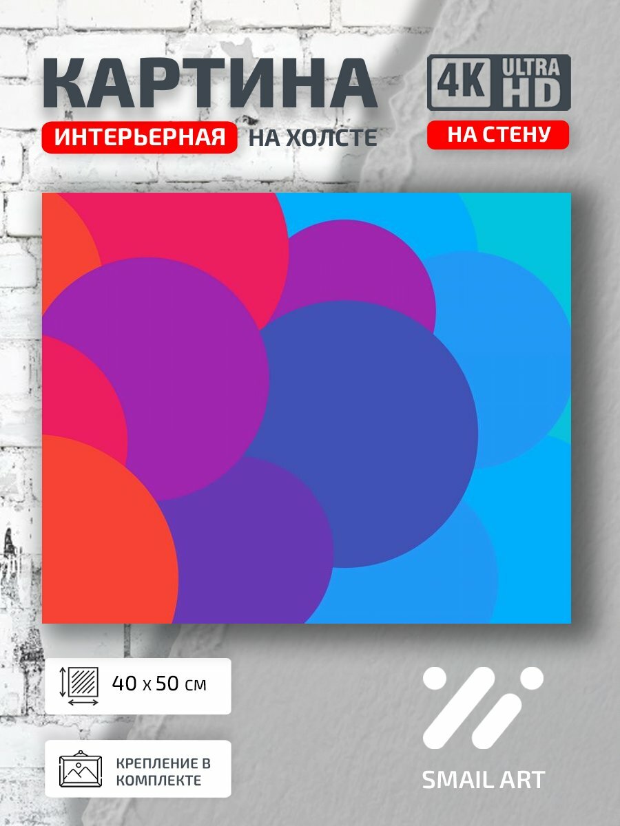 Картина на холсте интерьерная 40 на 50 на стену Минимализм Abstract для салона красоты