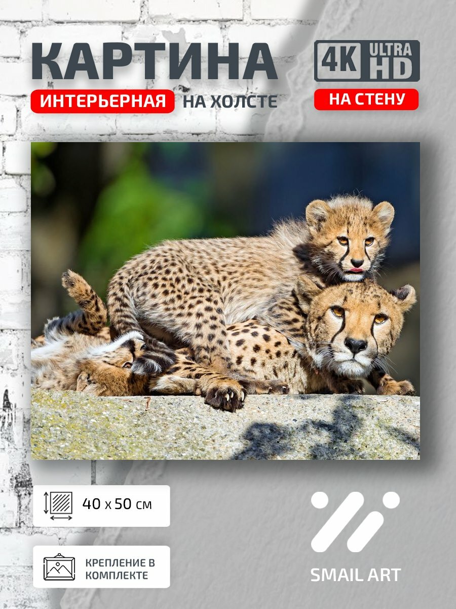 Картина на холсте интерьерная 40 на 50 на стену Семья Mood для кабинета атмосфера интерьер